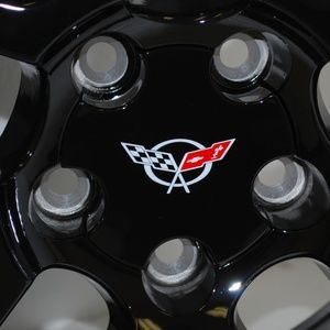 Corvette | Accessories | Black Corvette C5 Z6 Wheel Center Caps | Poshmark
